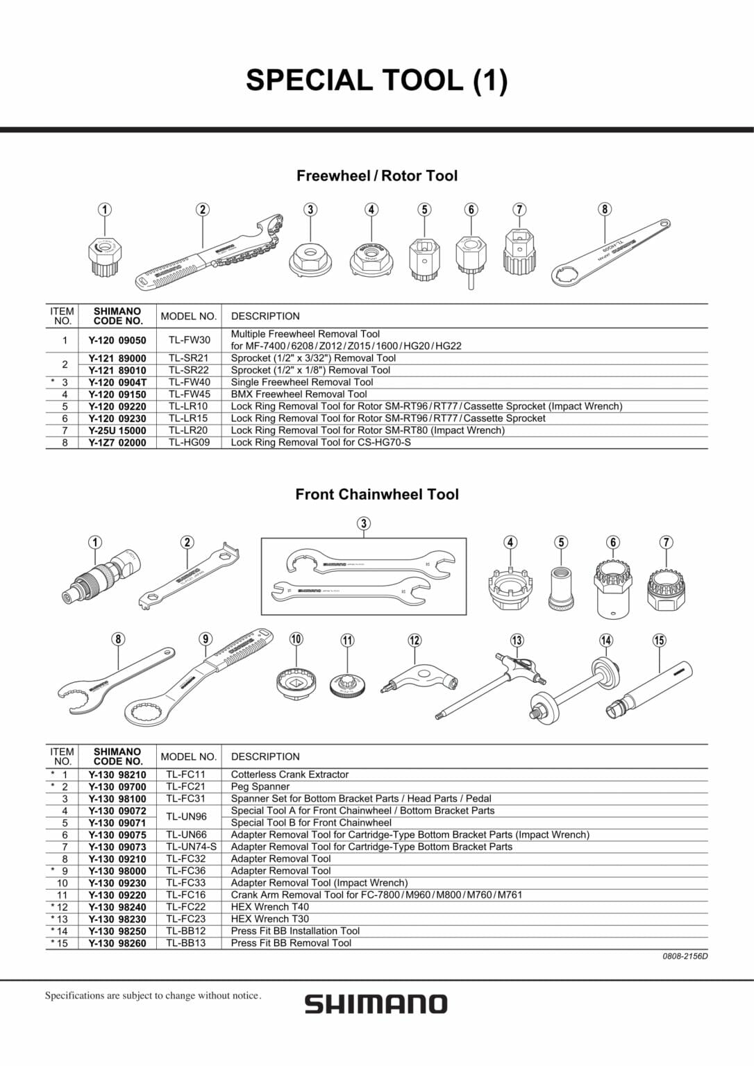 KLJUČ SHIMANO TL-FC33 ADAPTER INSTALLATION TOOL FOR IMPACT WRENCH ...